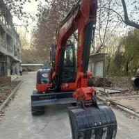China Used Kubota U55-4 5-Ton Compact Excavator | 35.5 KW Engine | 1560 mm Tail Swing | 2020 Model for sale