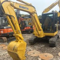 China Used Komatsu 5.5 Ton Digger Second Hand Komatsu PC56 Excavators for sale