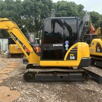 China Used Komatsu 5.5 Ton Digger Second Hand Komatsu PC56 Excavators for sale
