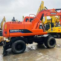 China Used Doosan DH150W-7 Wheel Excavator 15 Ton with 84 kW Engine and 0.58 m³ Bucket Capacity for sale