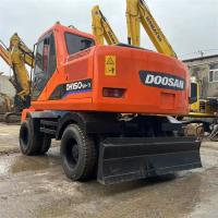 China Used Doosan DH150W-7 Wheel Excavator 15 Ton with 84 kW Engine and 0.58 m³ Bucket Capacity for sale