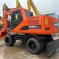 China Used Doosan DH150W-7 Wheel Excavator 15 Ton with 84 kW Engine and 0.58 m³ Bucket Capacity for sale