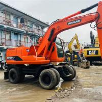 China Used Doosan DH150W-7 Wheel Excavator 15 Ton with 84 kW Engine and 0.58 m³ Bucket Capacity for sale