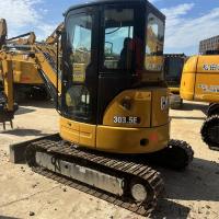 China Used Crawler Type CAT 303.5E Excavator Second Hand Mini Excavator 3500KG for sale