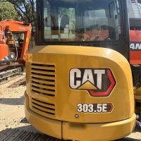 China Used Crawler Type CAT 303.5E Excavator Second Hand Mini Excavator 3500KG for sale