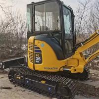 China 2022 Komatsu 3 Ton Excavator 21.7 kW Engine 0.11m³ Bucket Soundproof Cab for sale