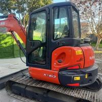 China Used Kubota KX163-5 Excavator 5000KG with 35.5KW Engine and 0.22 m³ Bucket Capacity for sale