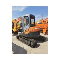 China Used Hitachi ZX55 Mini Crawler Excavator 5.5 Tons 2021 Year Model Isuzu Engine for sale