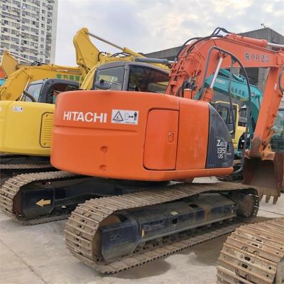 China Used Hitachi ZX135 Excavator 13 Ton Operating Weight 0.5m3 Bucket Capacity Japan for sale