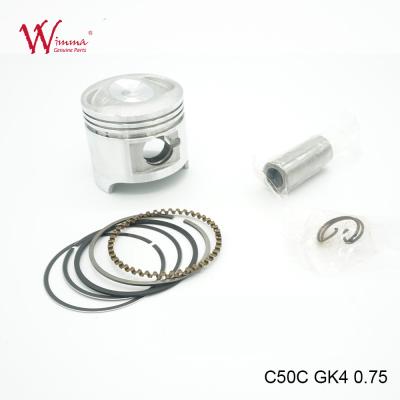 China Water Cooled Motorcycle Piston Kits C50C GK4 0.75 ISO9001 Certificated for sale