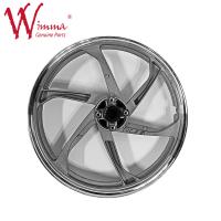 China Aluminum Alloy Bajaj Three Wheeler Parts / 6 Holes Motorcycle Spoke Rim for sale