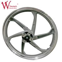 China Aluminum Alloy Bajaj Three Wheeler Parts / 6 Holes Motorcycle Spoke Rim for sale