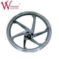 China Aluminum Alloy Bajaj Three Wheeler Parts / 6 Holes Motorcycle Spoke Rim for sale