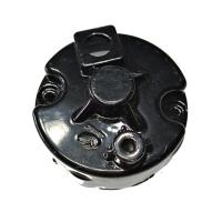 China Black Color Bajaj Three Wheeler Parts Custom Starting Motor End Cover for sale