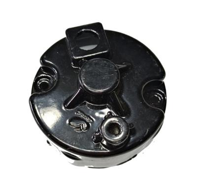 China Black Color Bajaj Three Wheeler Parts Custom Starting Motor End Cover for sale