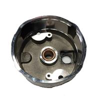 China Black Color Bajaj Three Wheeler Parts Custom Starting Motor End Cover for sale