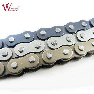 China Universal Coloured Motorbike Chain Plated Aftermarket Motorcycle Chains for sale