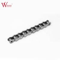 China Riveted Motorcycle Sprocket Chain , Natural Color Custom Motorcycle Chain for sale