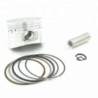 China Custom Aluminum Motorcycle Piston Kits , ACTIVE DIO 110 Piston And Rings Set for sale