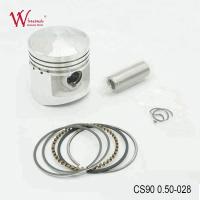 China Chinese supplier Iron Casting Motorcycle Piston Kits High Precision Custom Made For CS90 0.50 - 028 for sale