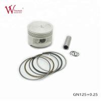 China GN125 0.25 Motorcycle Engine Accessories / Piston Kit ISO9001 Certified for sale