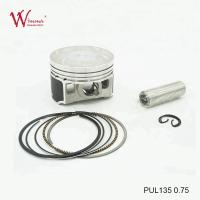 China 2 Stroke Motorcycle Piston Kits , PUL135 0.75 Motorbike Piston And Ring Kit for sale