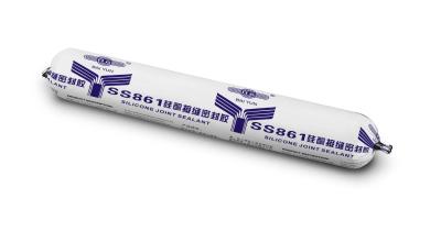 China SS861 Good Extrusion Applicability Silicone Joint Sealant For Road And Railways 590ml Sausage Package for sale