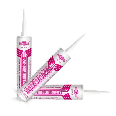 China SS801 Stone Coloured Silicone Sealant BAIYUN Outdoor Waterproof Caulk for sale