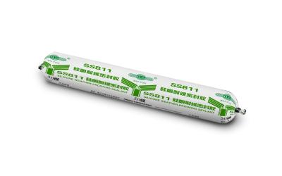 China ASTM GB Silicone Weatherproofing Sealant BAIYUN White Waterproof Caulk for sale