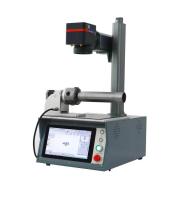 China Mini Tabletop Fiber Laser Engraving Equipment in Production Line for sale