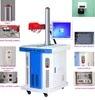 China 20W 30W 50W Aluminum Steel Plastic Text Pattern Logo Qr Fiber Laser Marking Engraving Printing Machine for sale