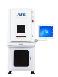 China 20W/30W/50W Full Enclosed Cover Fiber Laser Marking Machine for Metal /Stainless Steel/Copper/Brass for sale