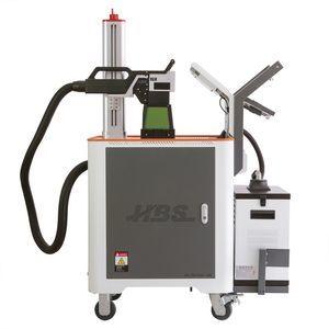 China Hbs-Gq-20c Portable Handheld Fiber Laser Marking Machine for sale