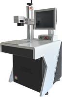 China Portable 20W 30W 50W Metal Engraver Optical Fiber Laser Marking Machine for sale