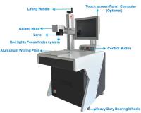 China Laser Marking Machine/Low Price 20W 30W 50W Fiber Laser Marking Machine for Metal and Nonmetal for sale