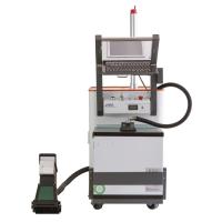 China Monthly Deals Portable Fiber Laser Marking Machine with Safe Cover Hbs-Gq--20c for sale