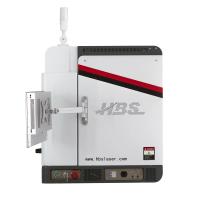 China 20W 30W 50W Mini Auto Focus Enclosed Fiber Laser Marking Machine For Metal Plastic Logo Printing for sale