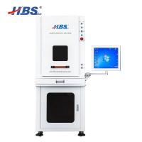 China Fully Enclosed 20W Fiber Laser Printing Machine For Stainless Steel Marking And Engraving for sale
