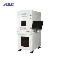 China Fully Enclosed 20W Fiber Laser Printing Machine For Stainless Steel Marking And Engraving for sale