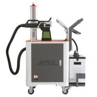China Motorized Portable Fiber Laser Marking Machine For Metal for sale