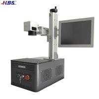 China Small 20W Fiber Laser Marking Machine For Metal And Nonmetal for sale