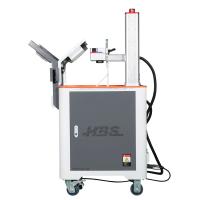China Handheld Metal Laser Marking Machine With Safe Cover 20W 30W 50W for sale