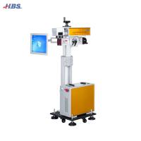 China 20W Online Flying Fiber Laser Marking Machine/Laser Marker for sale