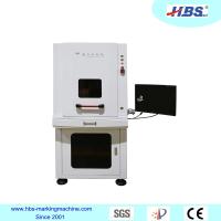 China Big Space Enclosed Fiber Laser Marking Machine for Big Parts /Hbs Fiber Laser Marker for sale