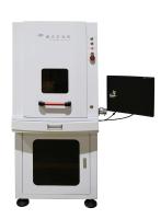 China Big Space Enclosed Fiber Laser Marking Machine for Big Parts /Hbs Fiber Laser Marker for sale