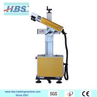 China Online Flying 20W Fiber Laser Marker Marking Machine with 360 Degree Rotate Head for sale
