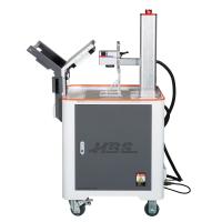 China Handheld Fiber Laser Marking Machine with Battery Power Source for sale