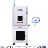 China Air Cooled 20W Enclosed Fiber Laser Marking Machine With IPG Raycus 1060nm for sale