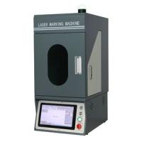 China 20W 30W 50W Fiber Laser Marking Machine With Rotary Logos Photos Pictures Marking for sale