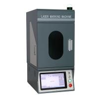 China 20W 30W 50W Fiber Laser Marking Machine With Rotary Logos Photos Pictures Marking for sale